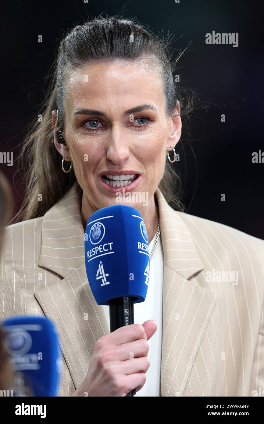 London, UK. 23rd Mar, 2024. Jill Scott is pictured while working for ...