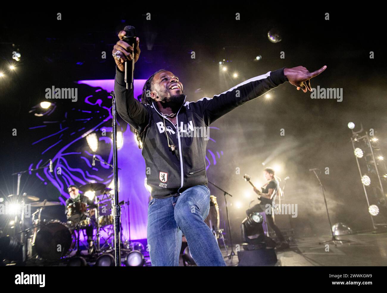 Black Pumas performing live at Hammersmith Apollo, London on 24 March ...