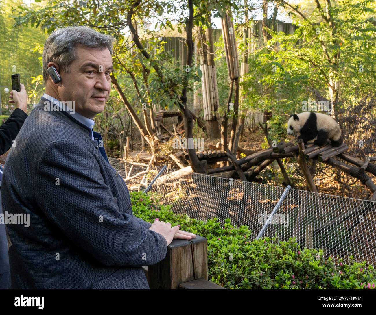 Chengdu, China. 25th Mar, 2024. Markus Söder, (CSU) Minister President ...