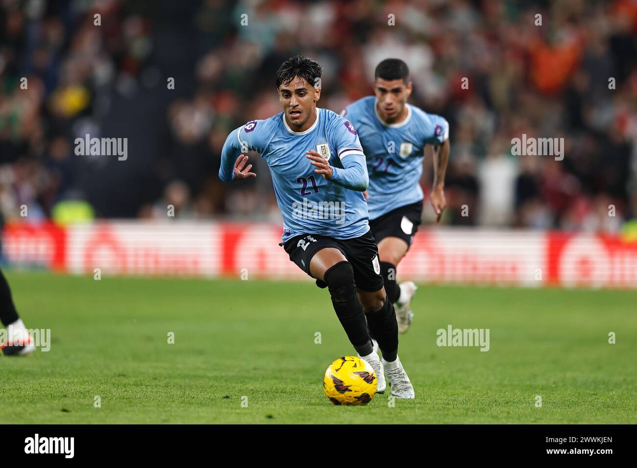 BilbaURUo, Spain. 23rd Mar, 2024. Facundo Torres (URU) Football/Soccer ...