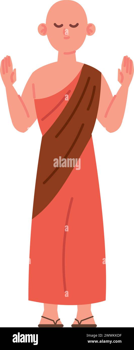 Buddhist monk buddhist ceremony Cut Out Stock Images & Pictures - Alamy
