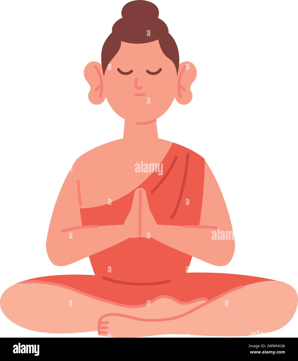 waisak buddha in lotus pose Stock Vector Image & Art - Alamy