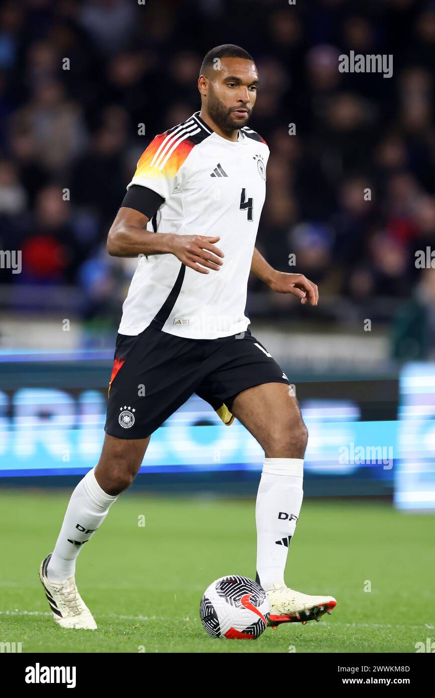 Jonathan Tah of Germany LYON, FRANCE - MARCH 23: international friendly ...