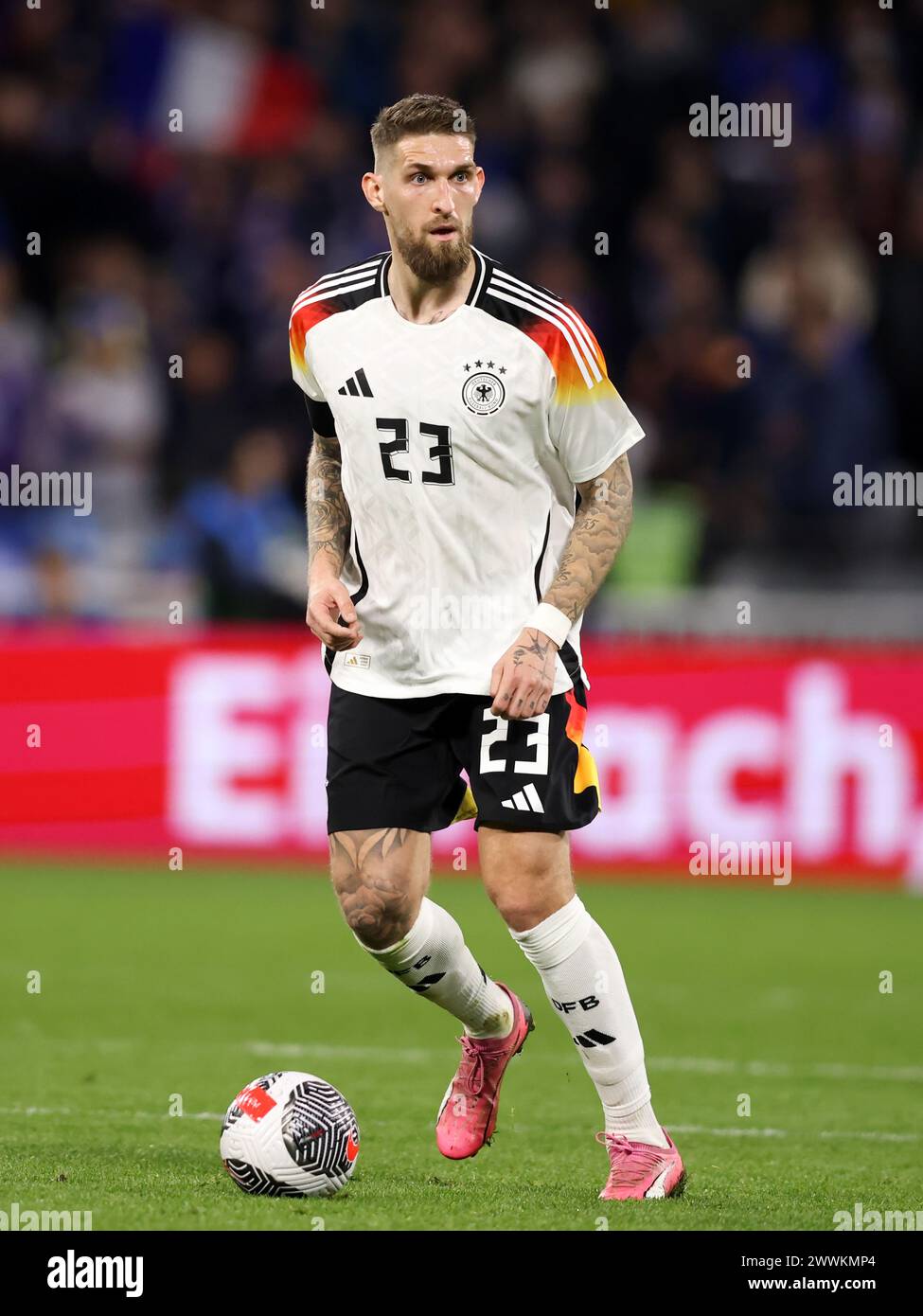 Robert Andrich of Germany LYON, FRANCE - MARCH 23: international ...