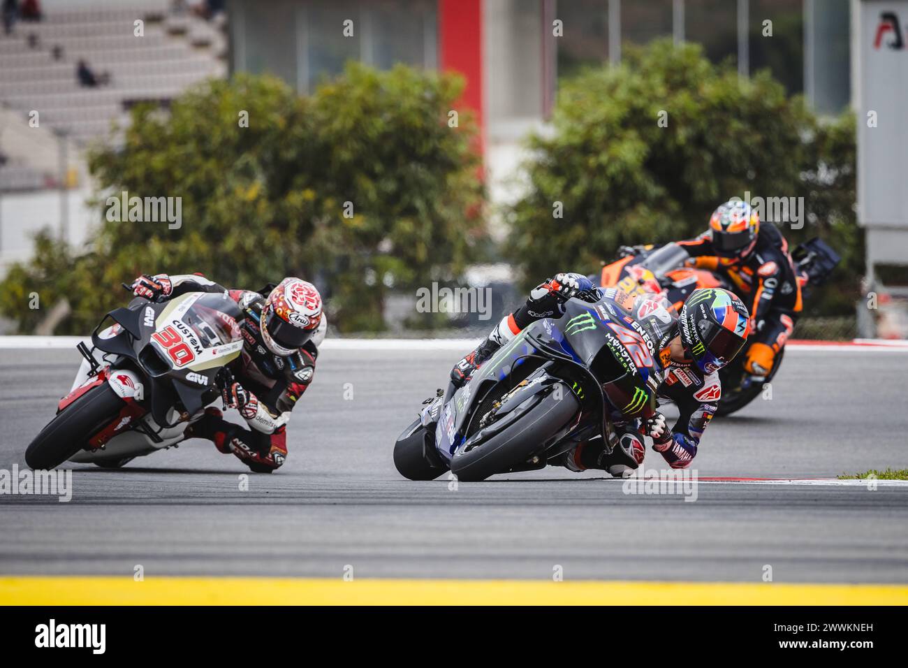 Portimao, Portugal. 24th Mar, 2024. Alex Rins of Spain and Monster ...