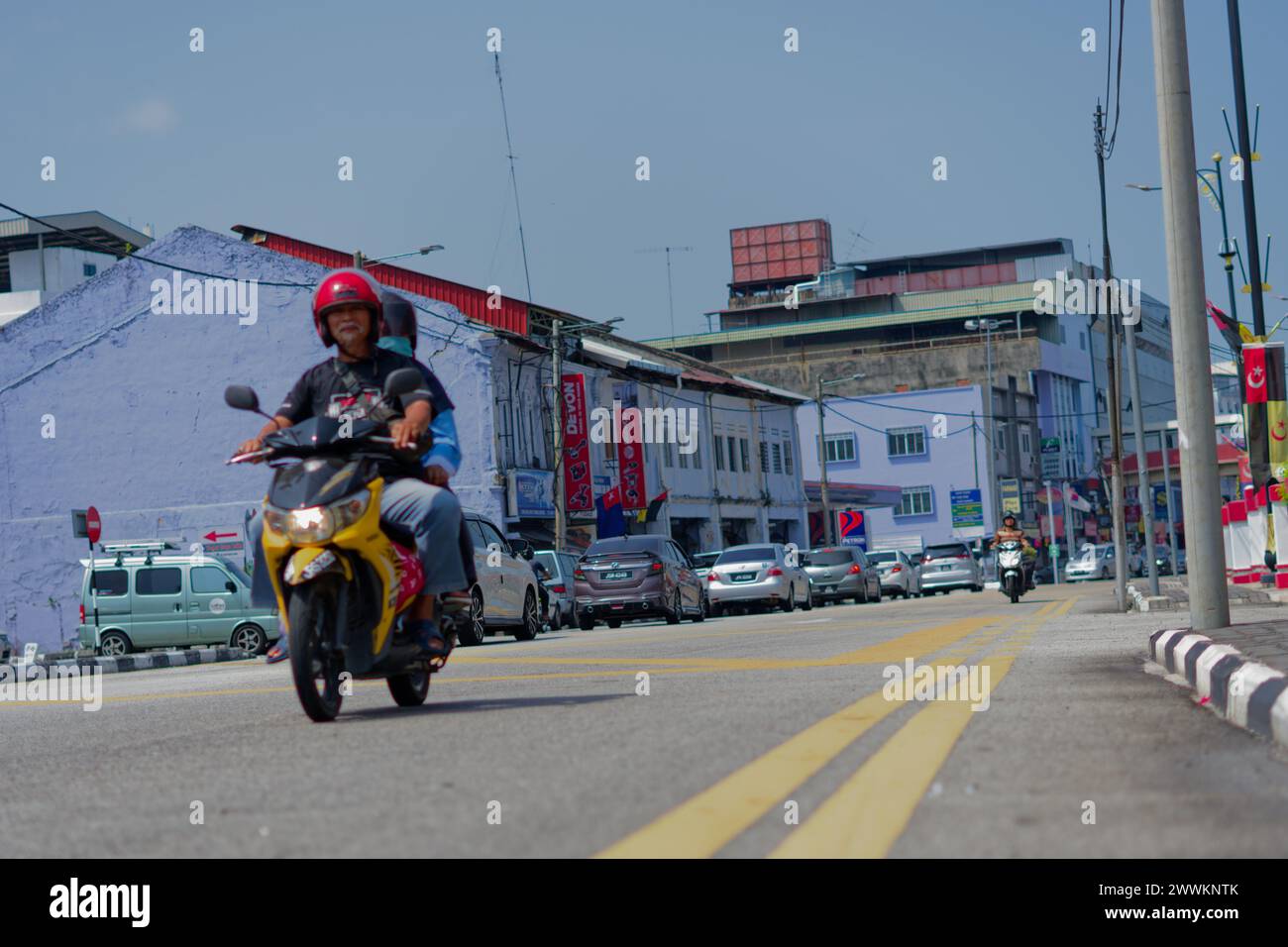 A peak of Fire Station in Muar,Johor,Malaysia Stock Photo - Alamy