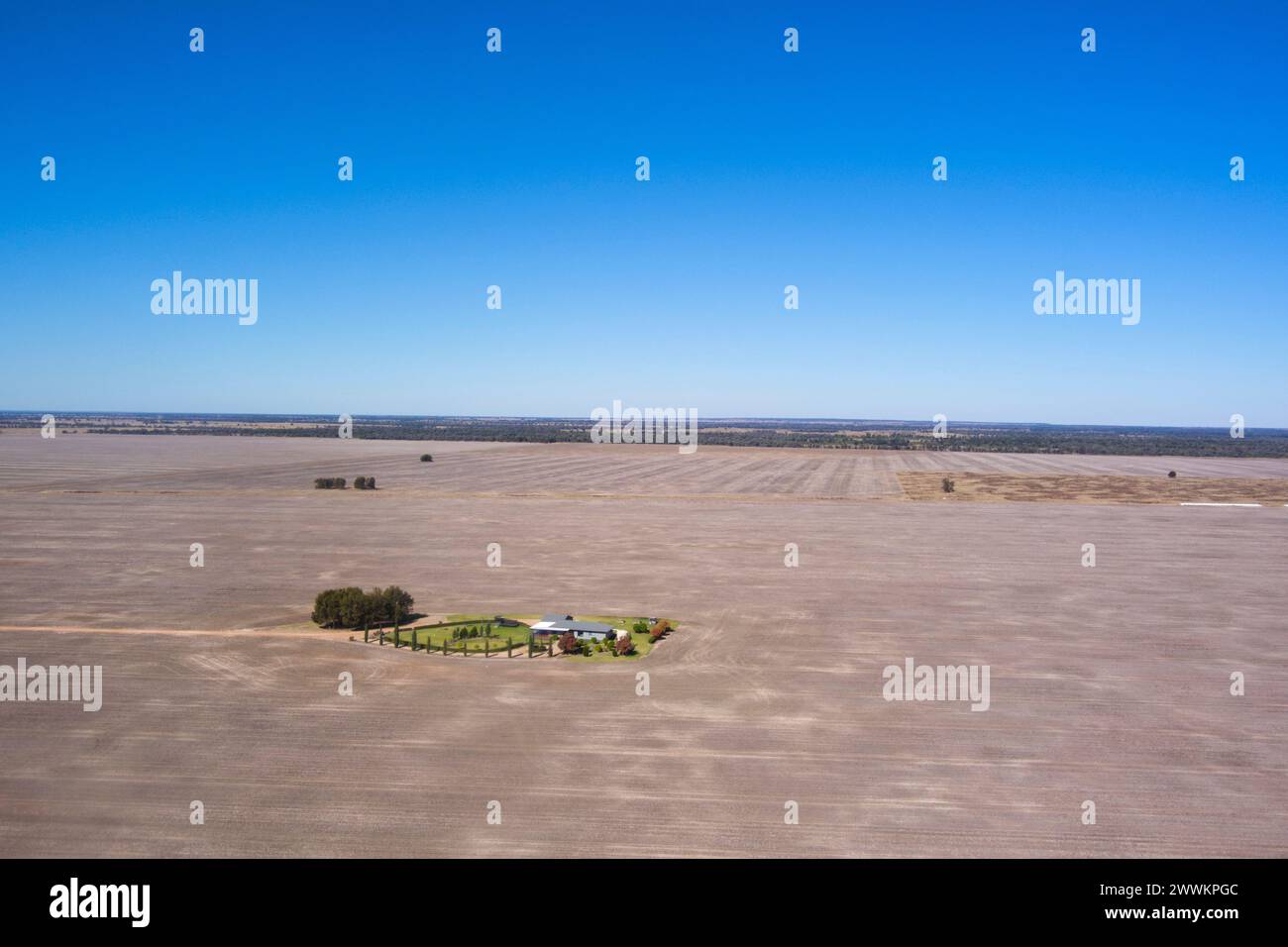 Farmhouse on a broadacre farm near The Gums Darling Downs Queensland ...