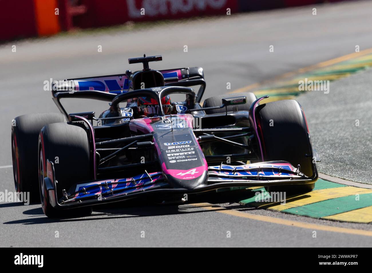 Albert Park, Australia, 24 March, 2024. France Esteban Ocon driving for ...