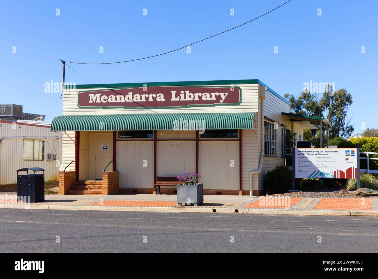 Meandarra Public Library building on Sara Street Meandarra Queensland ...