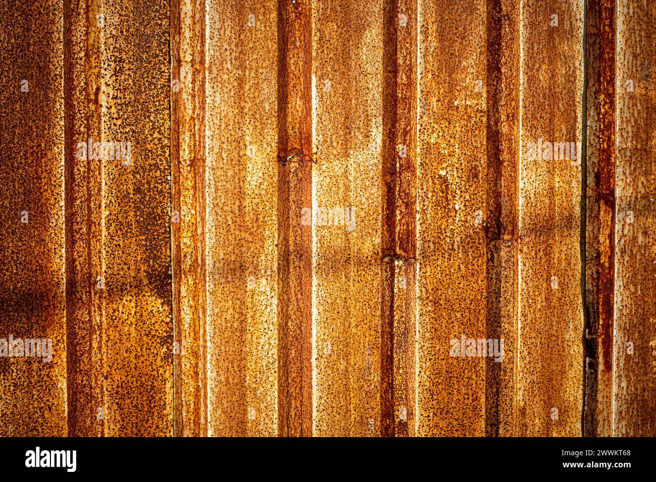 Rusty galvanized iron, old galvanized fence texture. Metal texture ...