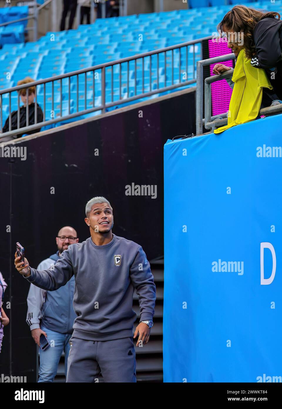 Charlotte, North Carolina, USA. 23rd Mar, 2024. Columbus Crew forward ...