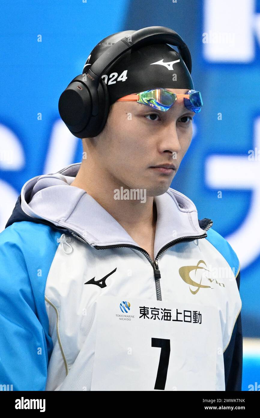 Tokyo Aquatics Centre, Tokyo, Japan. 24th Mar, 2024. Yuya Tanaka, MARCH 24, 2024 - Swimming ...