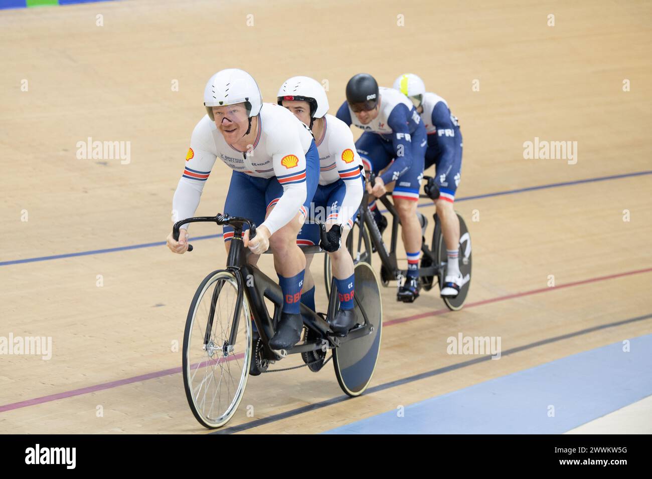 Rio de Janeiro, Brazil. 24th Mar, 2024. Pilot Mathew Rotherham (front ...