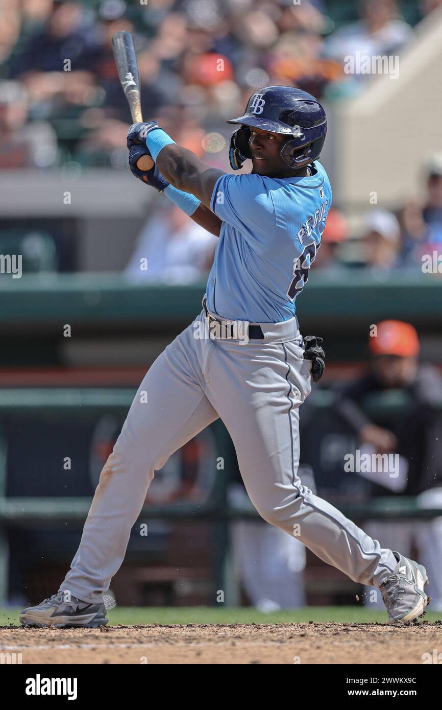 Lakeland FL USA; Tampa Bay Rays second baseman Odalys Peguero (88 ...