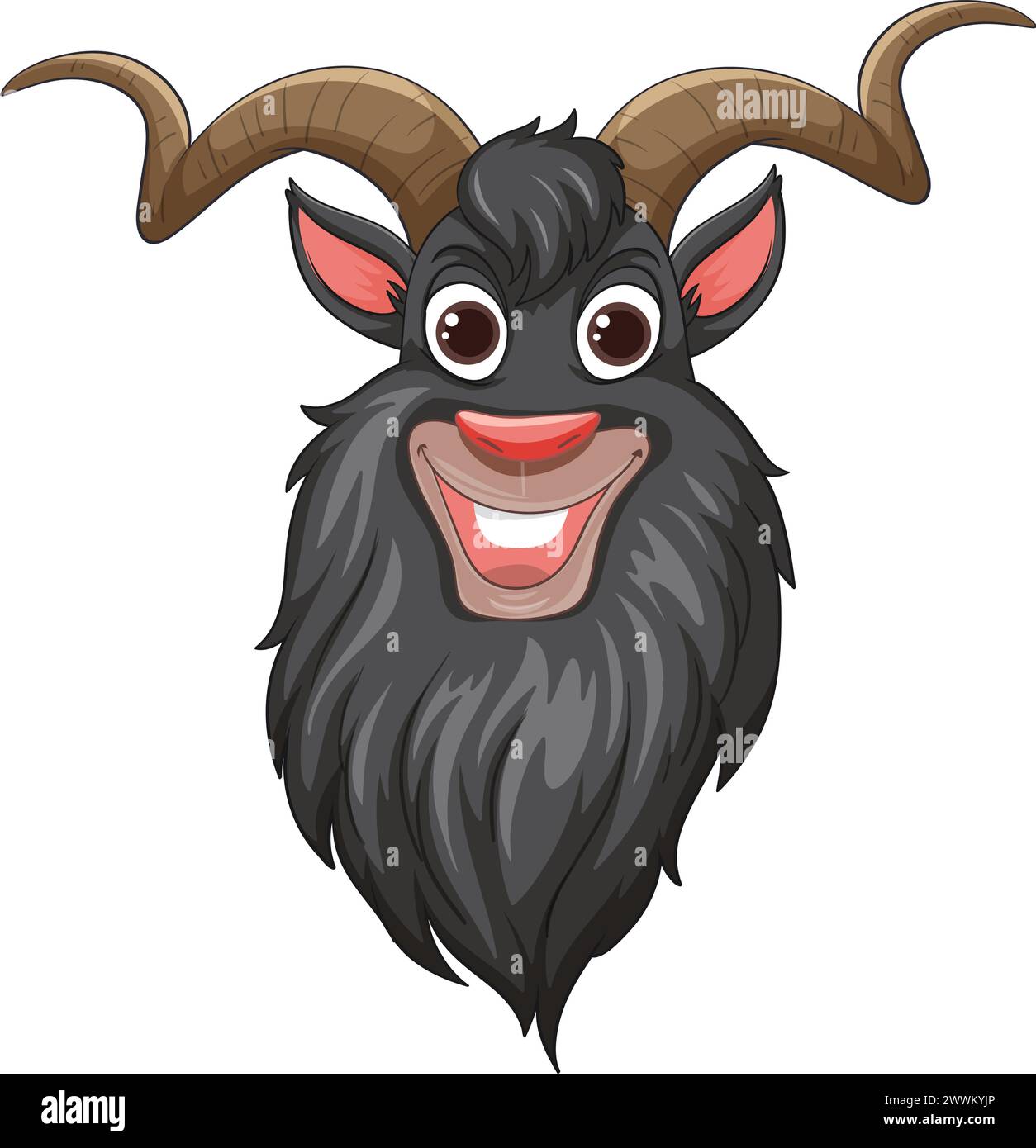 Playful goat kids Stock Vector Images - Alamy