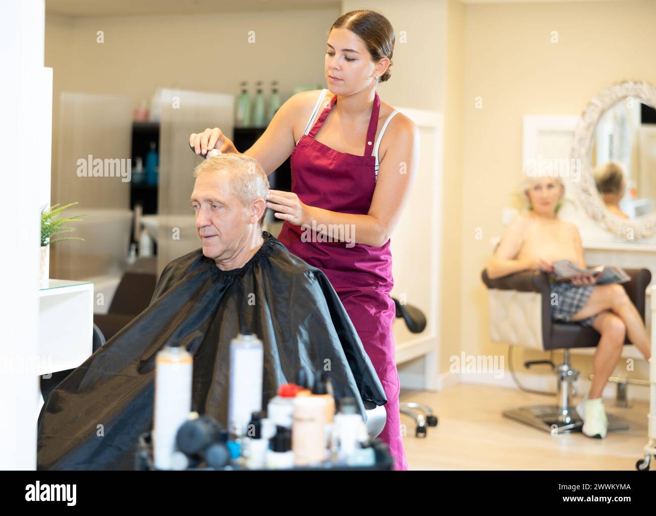 Barberette hi-res stock photography and images - Alamy