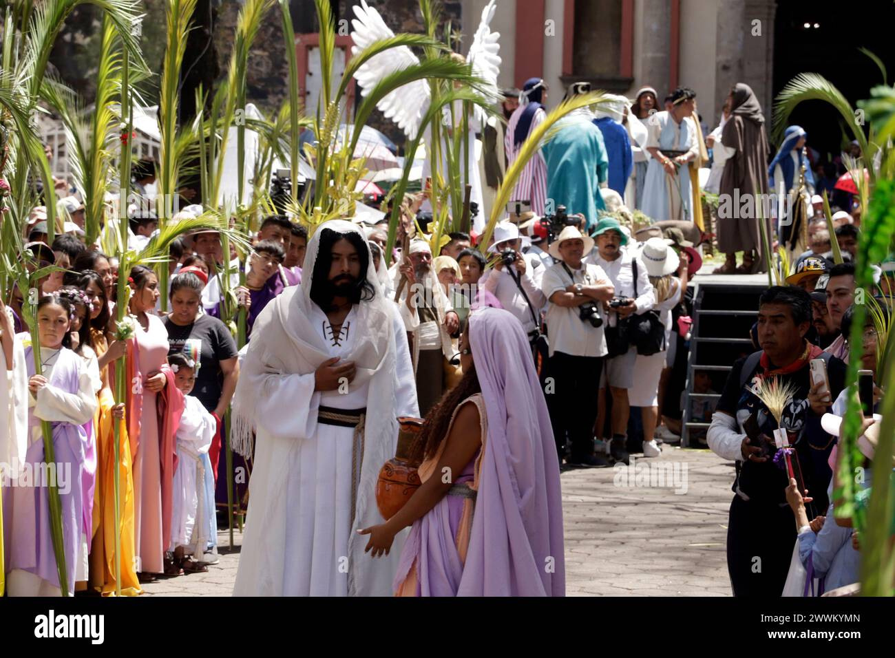 Non Exclusive: Christopher Gomez represents Christ in the 181st edition ...