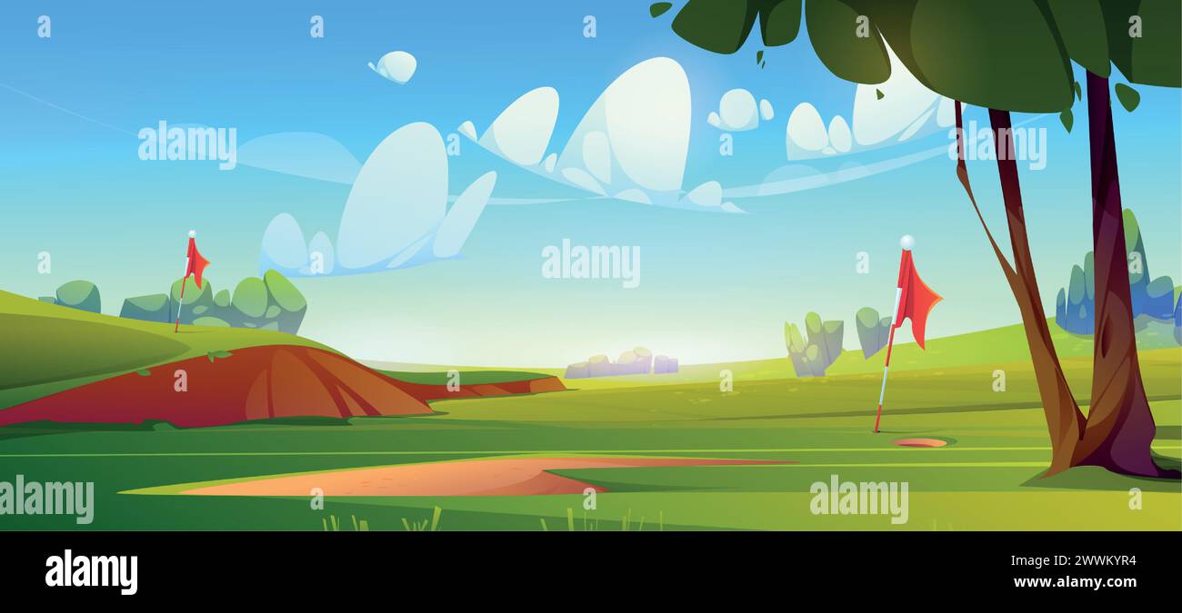 Golfclub golfcourse Stock Vector Images - Alamy