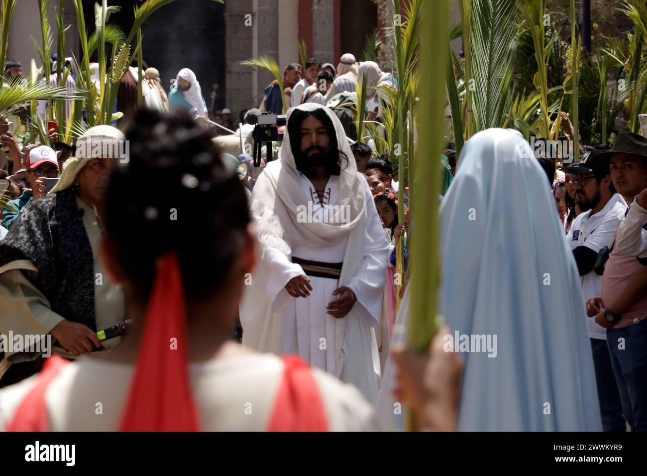 Non Exclusive: Christopher Gomez represents Christ in the 181st edition ...