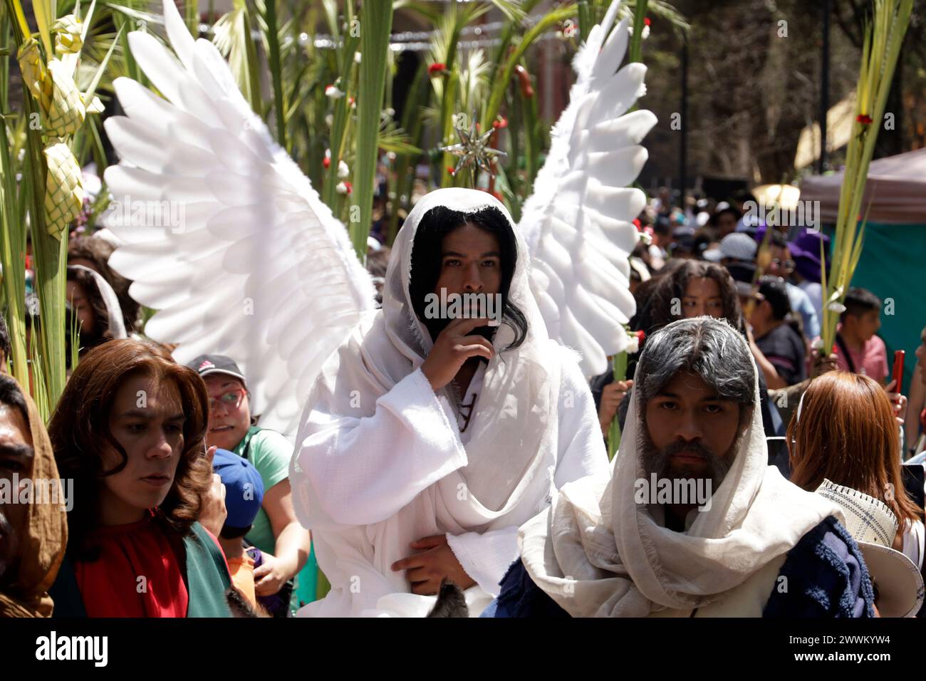 Non Exclusive: Christopher Gomez represents Christ in the 181st edition ...