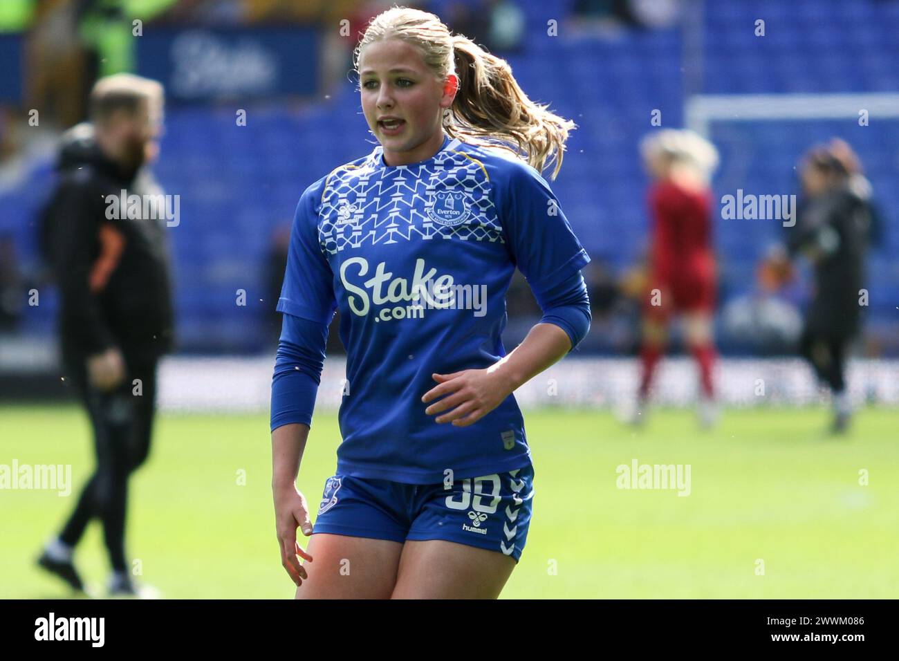 Goodison Park, Liverpool, England, March 24th 2024: Isabella Hobson (39 ...