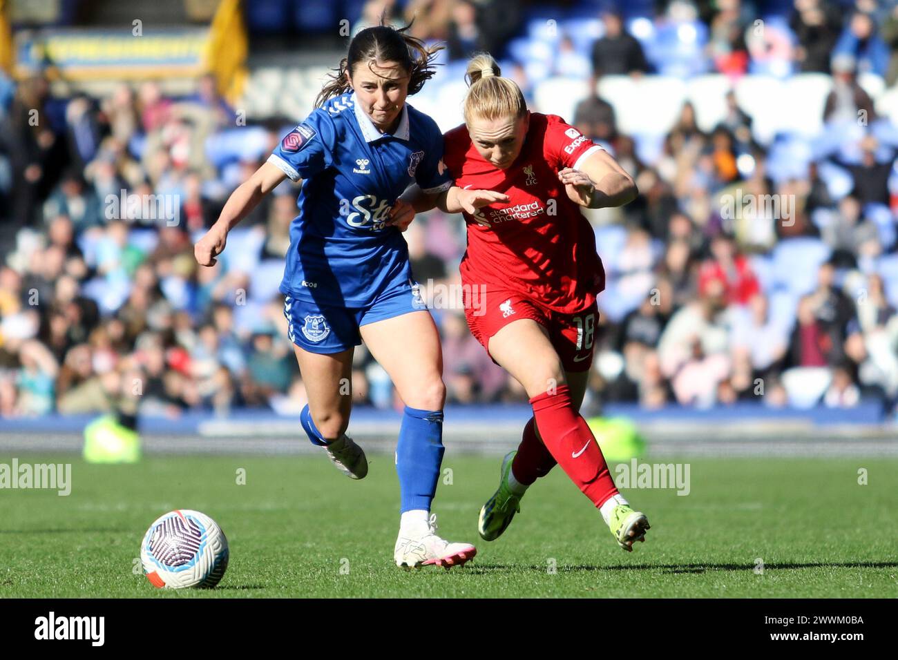 Liverpool, UK. 24th Mar, 2024. Goodison Park, Liverpool, England, March ...