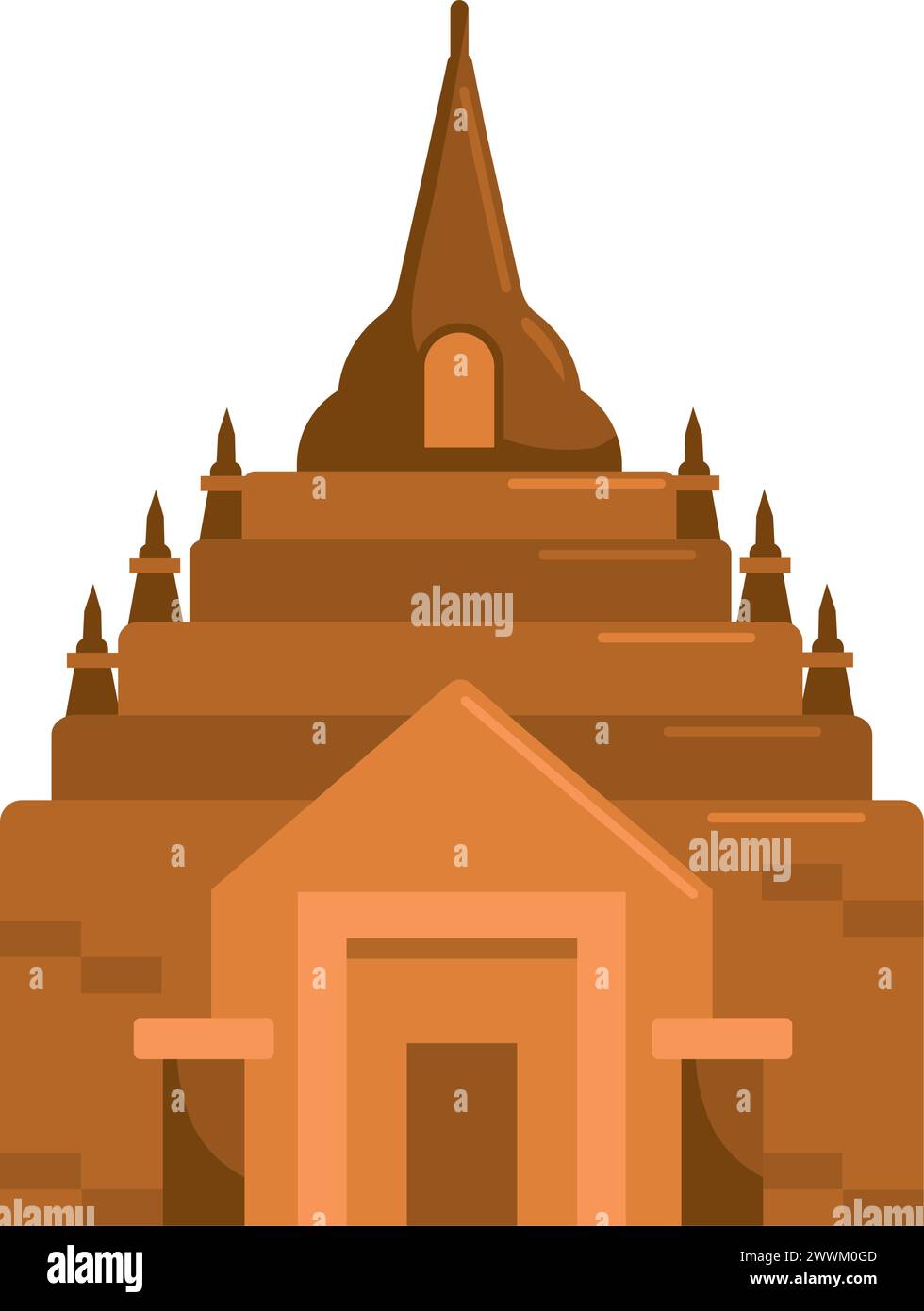 thingyan festival temple Stock Vector Image & Art - Alamy