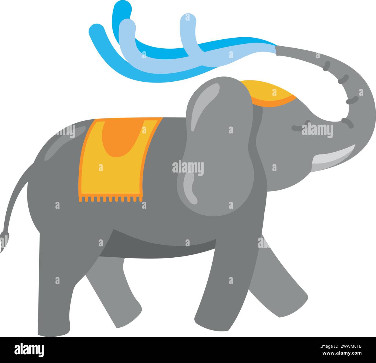 thingyan festival traditional elephant Stock Vector Image & Art - Alamy