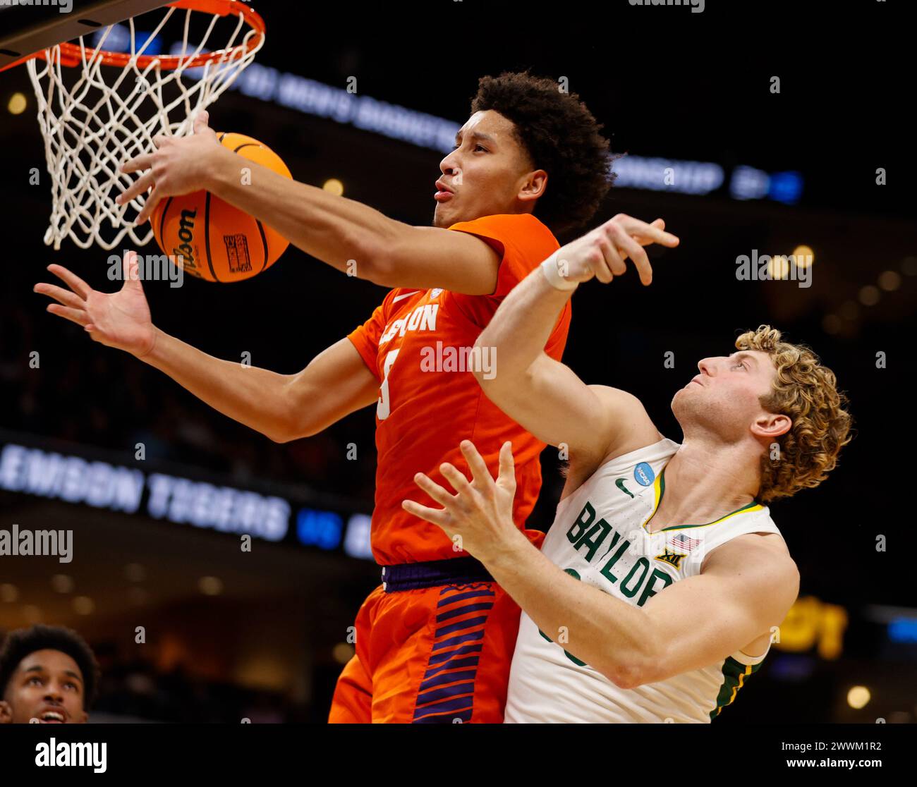 Memphis, Tennessee, USA. 24th Mar, 2024. Baylor forward CALEB LOHNER ...