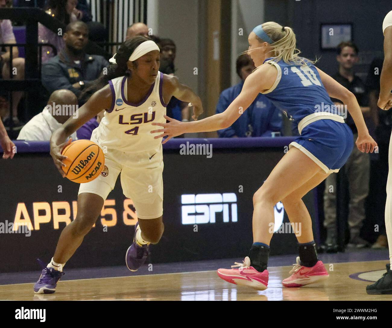 Baton Rouge, USA. 24th Mar, 2024. LSU Lady Tigers guard Flau'jae ...