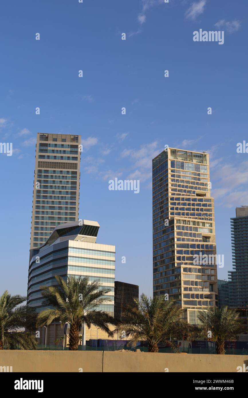 Riyadh, Saudi Arabia - Mar 25 2024,King Abdullah Financial District ...