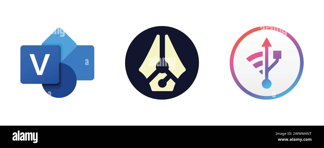 Microsoft visio editorial Stock Vector Images - Alamy