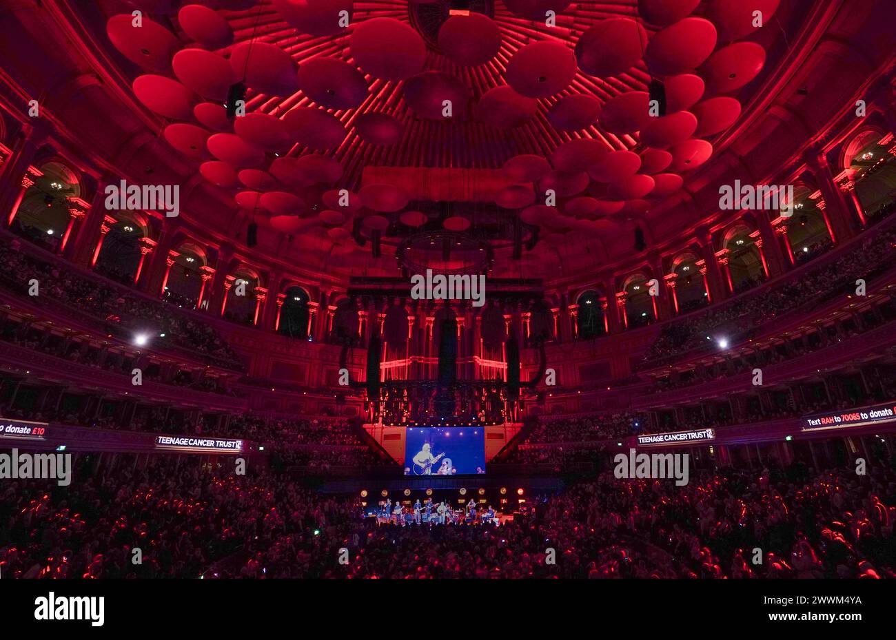 Roger Daltrey on stage during 'Ovation' a celebration of 24 Years of ...