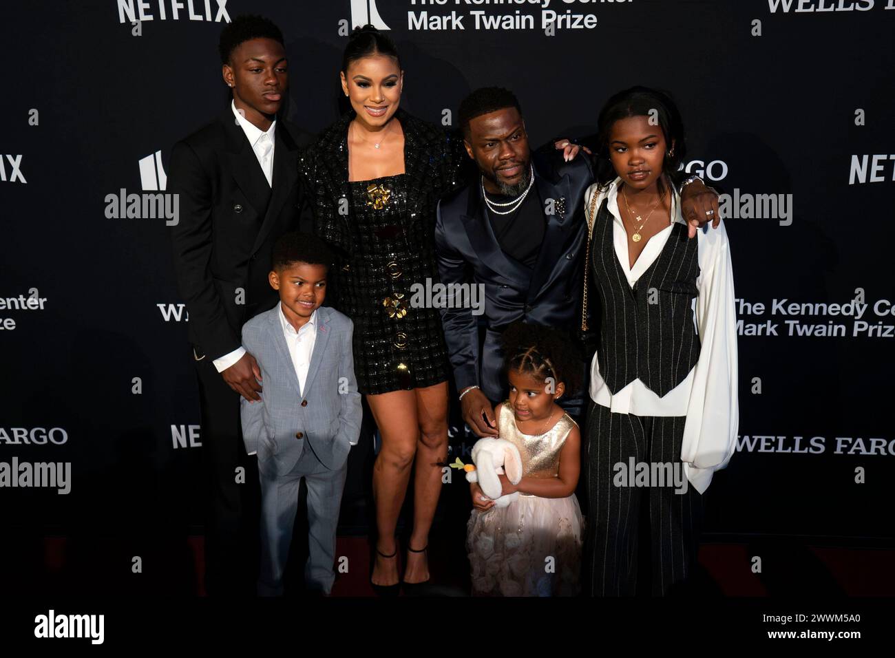 Washington, United States. 24th Mar, 2024. Hendrix Hart, Eniko Hart ...