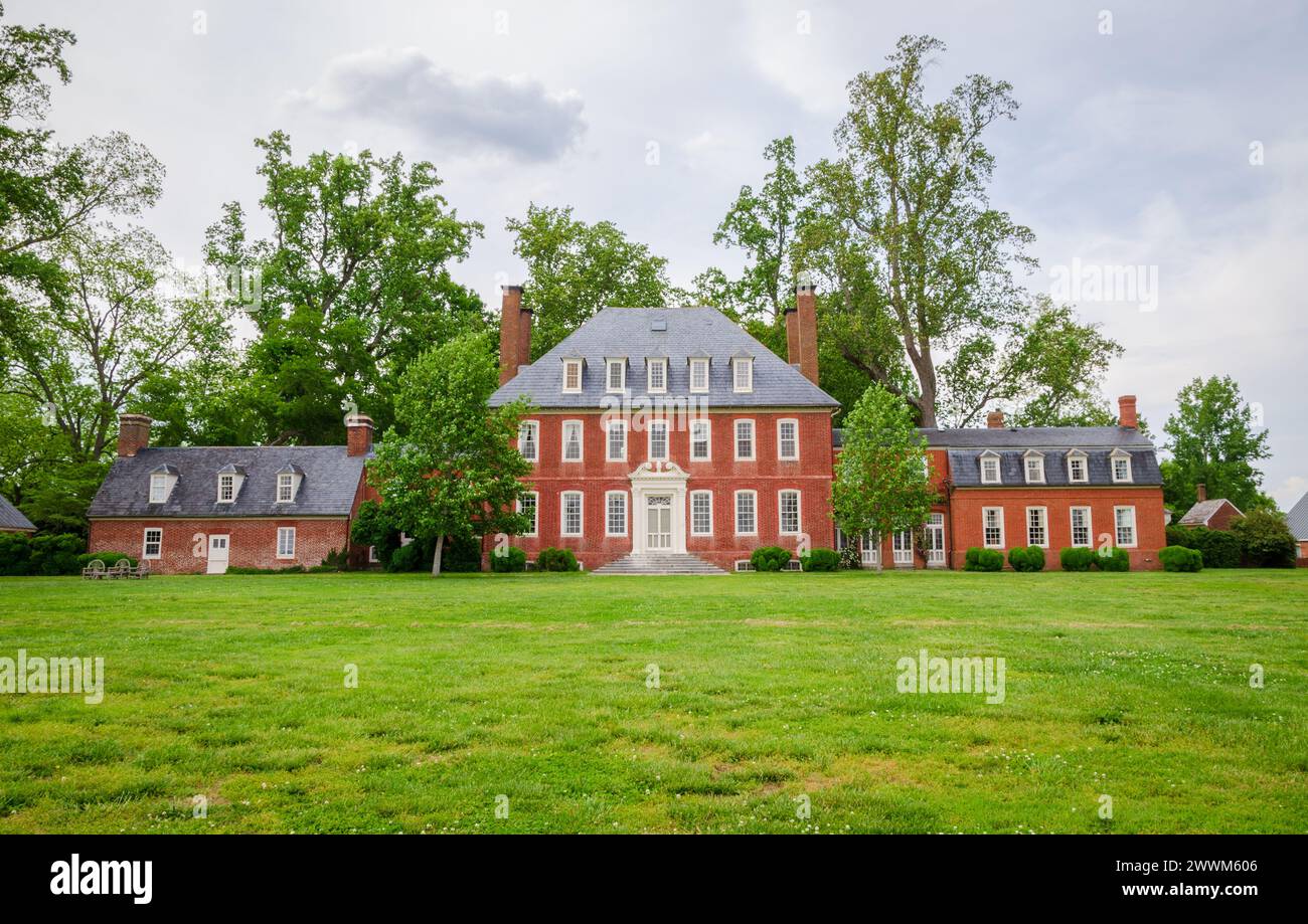 Westover Plantation, historic colonial tidewater plantation located on ...