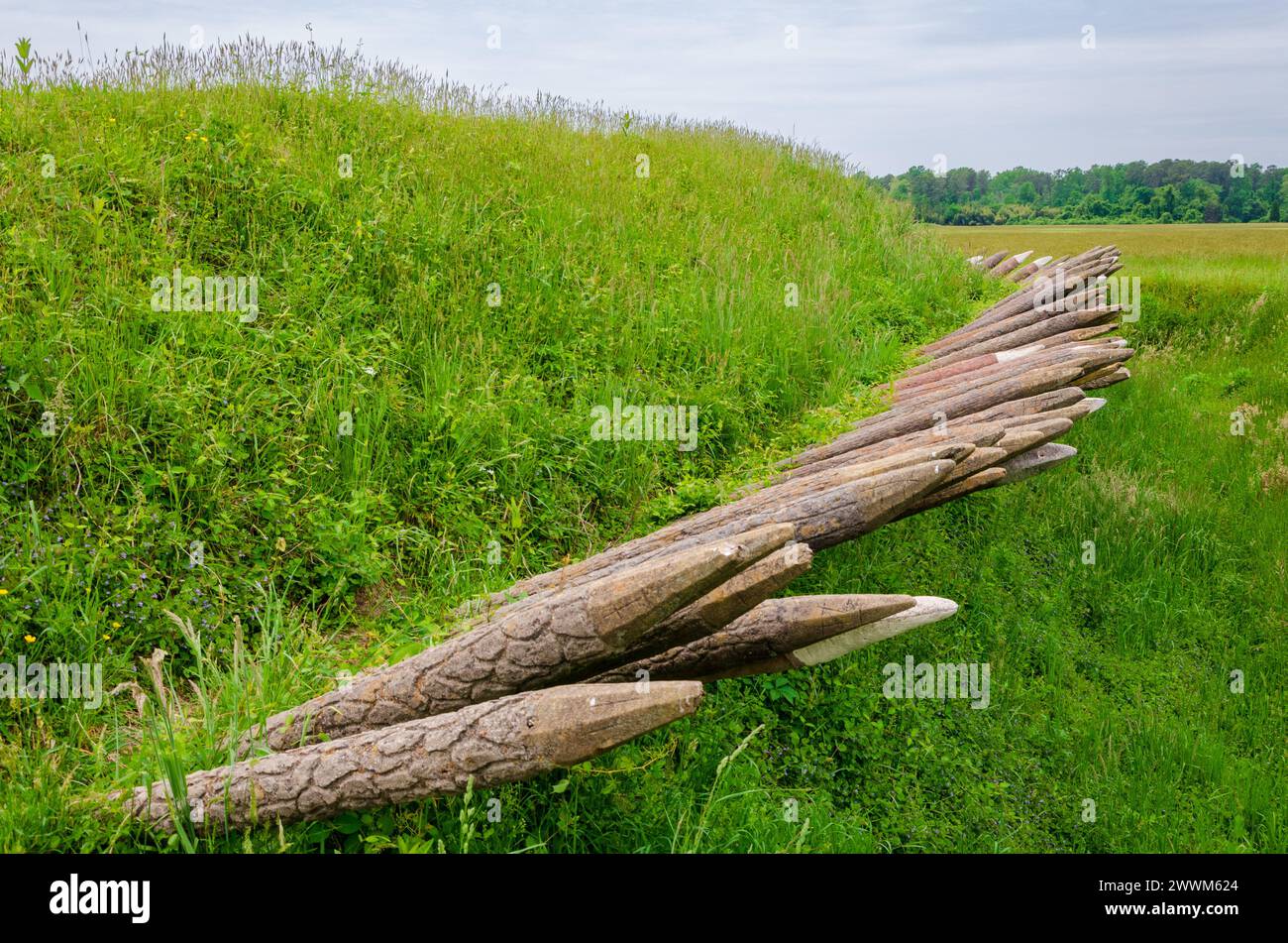 Yorktown Battlefield, Colonial National Historical Park in Virginia ...