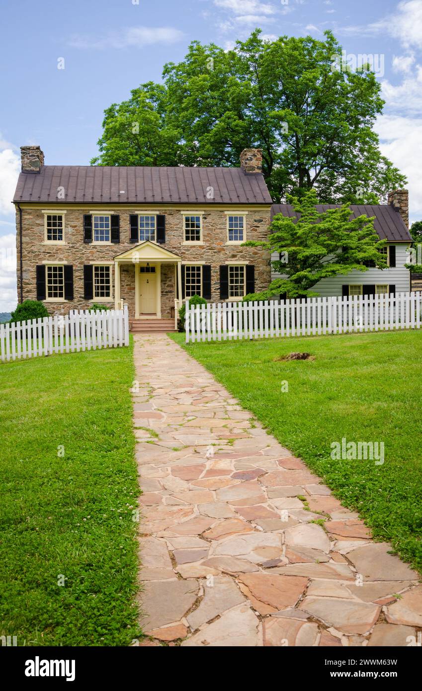 Sky Meadows State Park, Virginia in the Blue Ridge Mountains, USA Stock ...