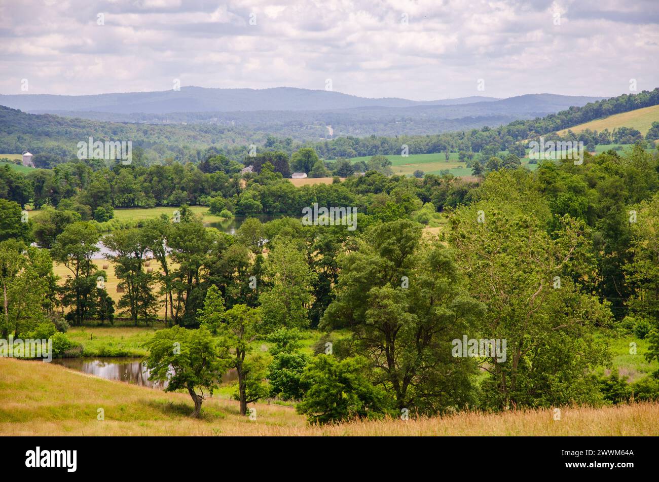 Sky Meadows State Park, Virginia in the Blue Ridge Mountains, USA Stock ...