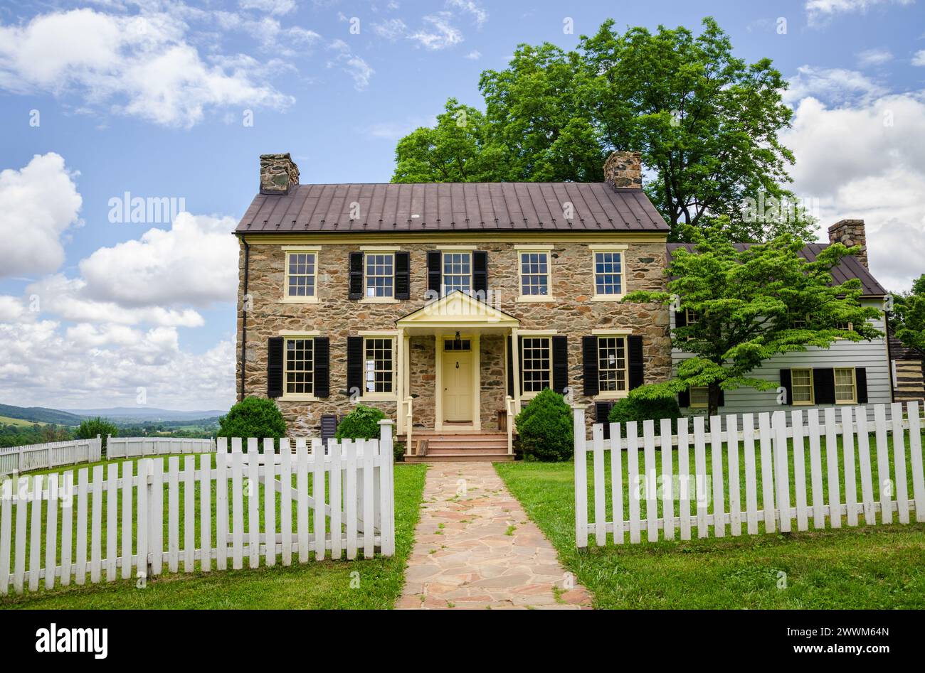 Sky Meadows State Park, Virginia in the Blue Ridge Mountains, USA Stock ...