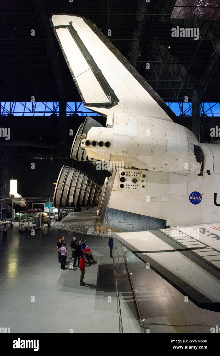 Steven F. Udvar-Hazy Center, is the Smithsonian National Air and Space Museum, in Fairfax County ...