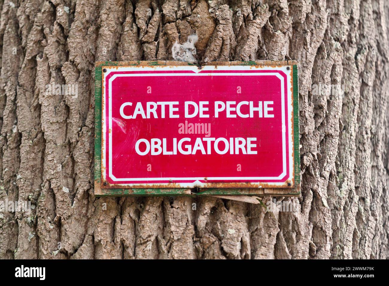 Carte de peche obligatoire hi-res stock photography and images - Alamy