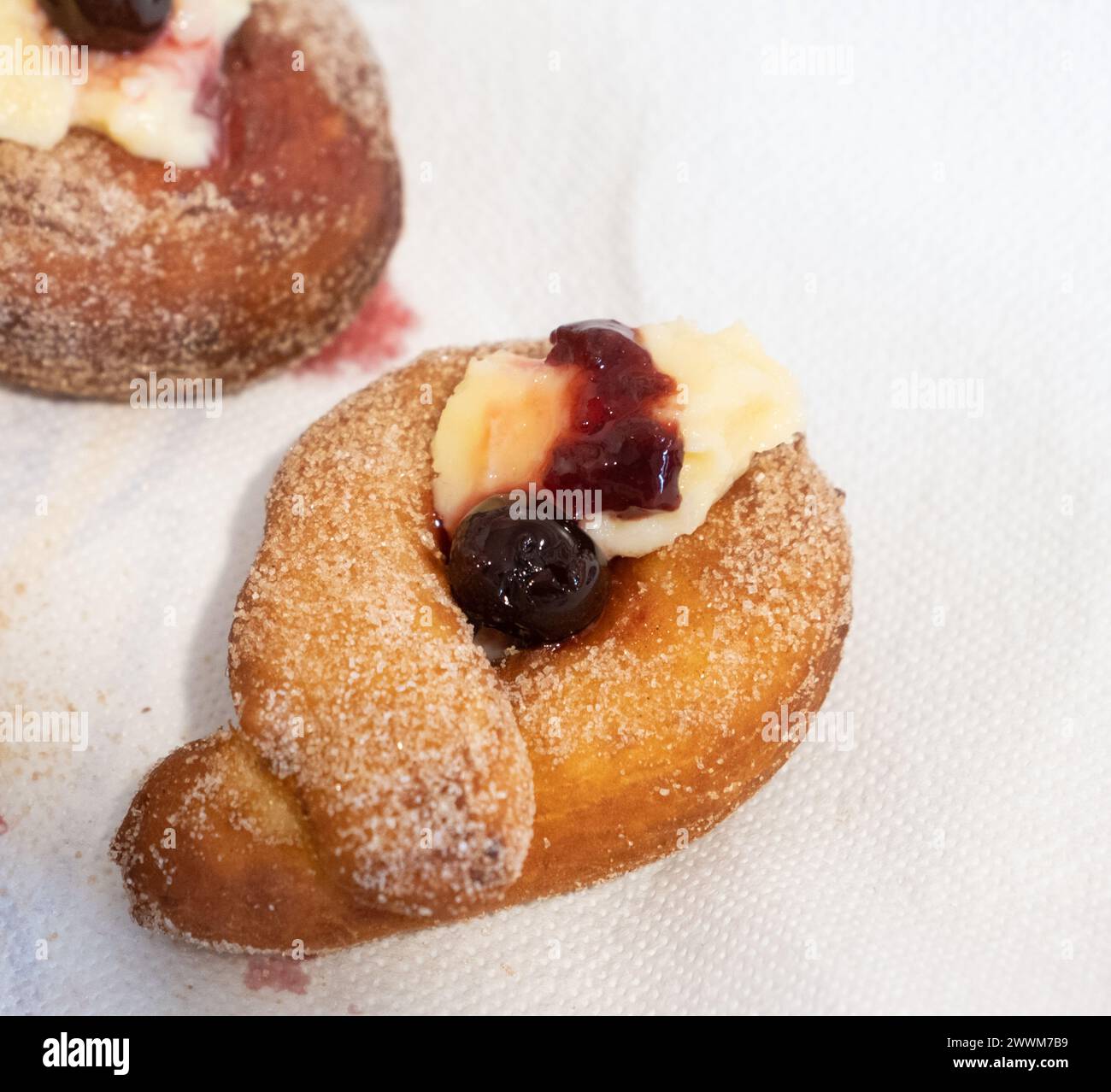 st Joseph's zeppola, typical homemade Neapolitan fried sweet donut ...