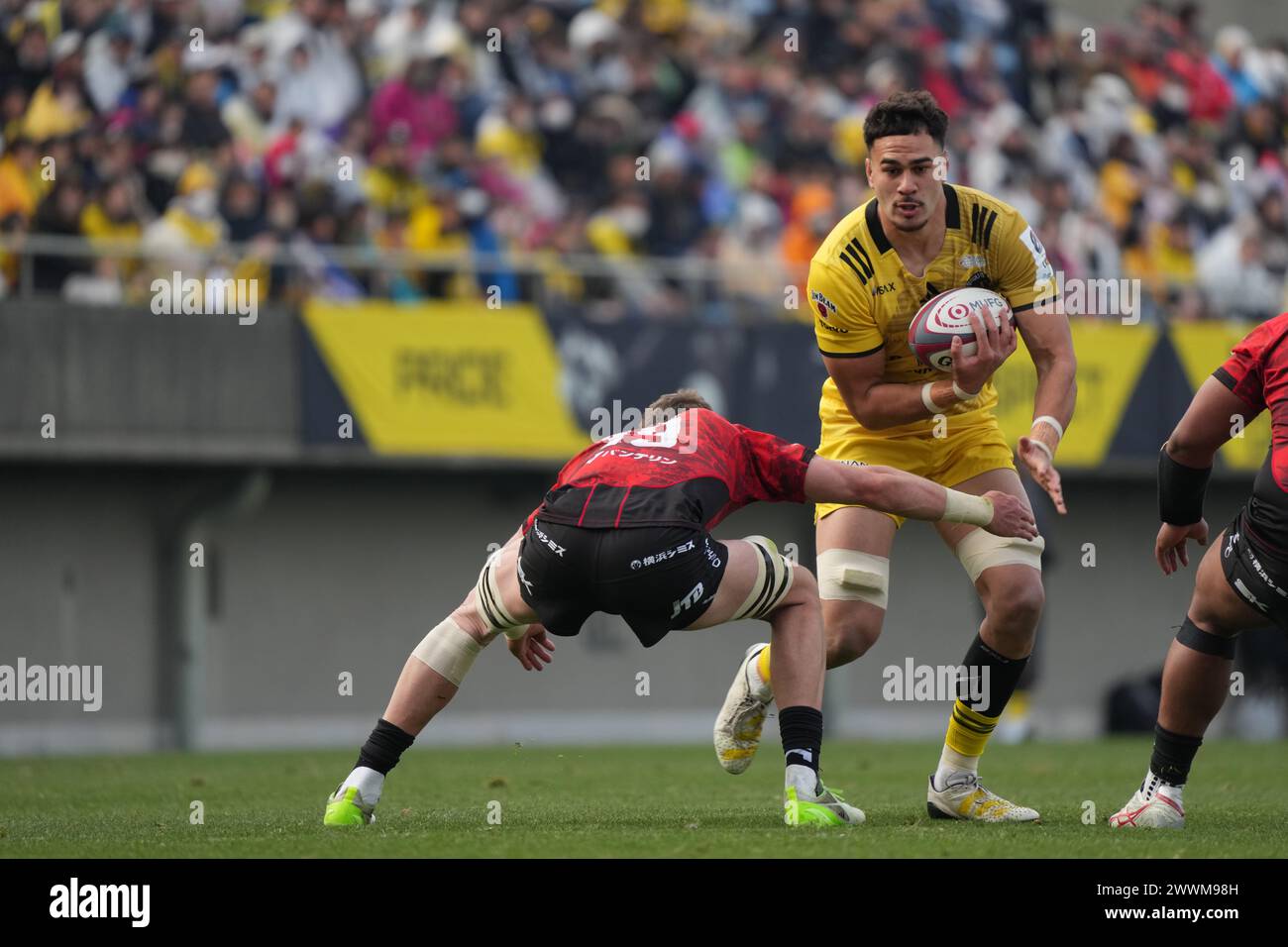 Sungoliath's Trevor Hosea during the 2023-24 Japan Rugby League One ...