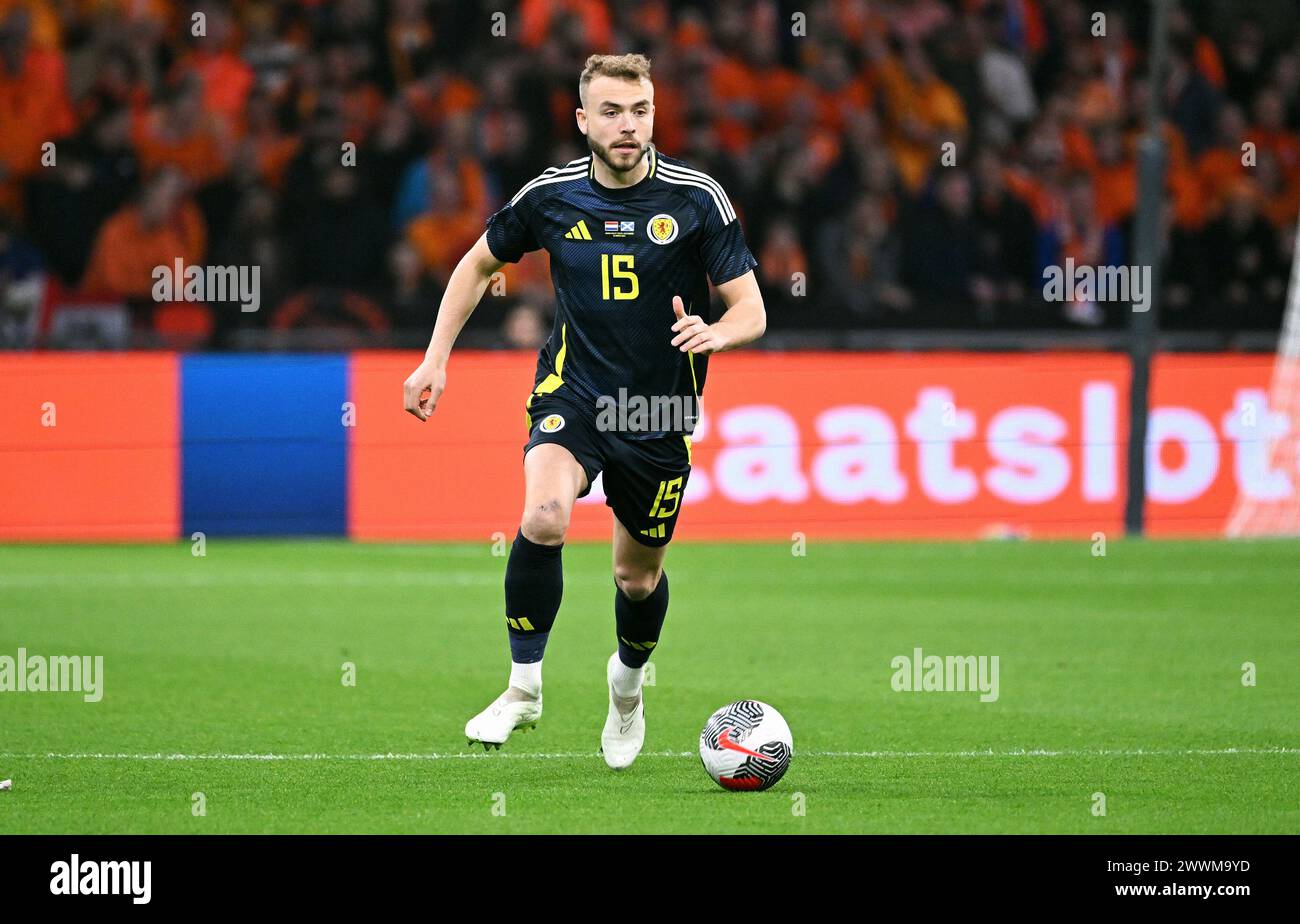 Football, international match, friendly match for Euro 2024, Amsterdam ...