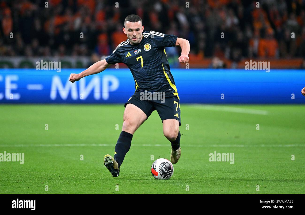 Football, international match, friendly match for Euro 2024, Amsterdam ...