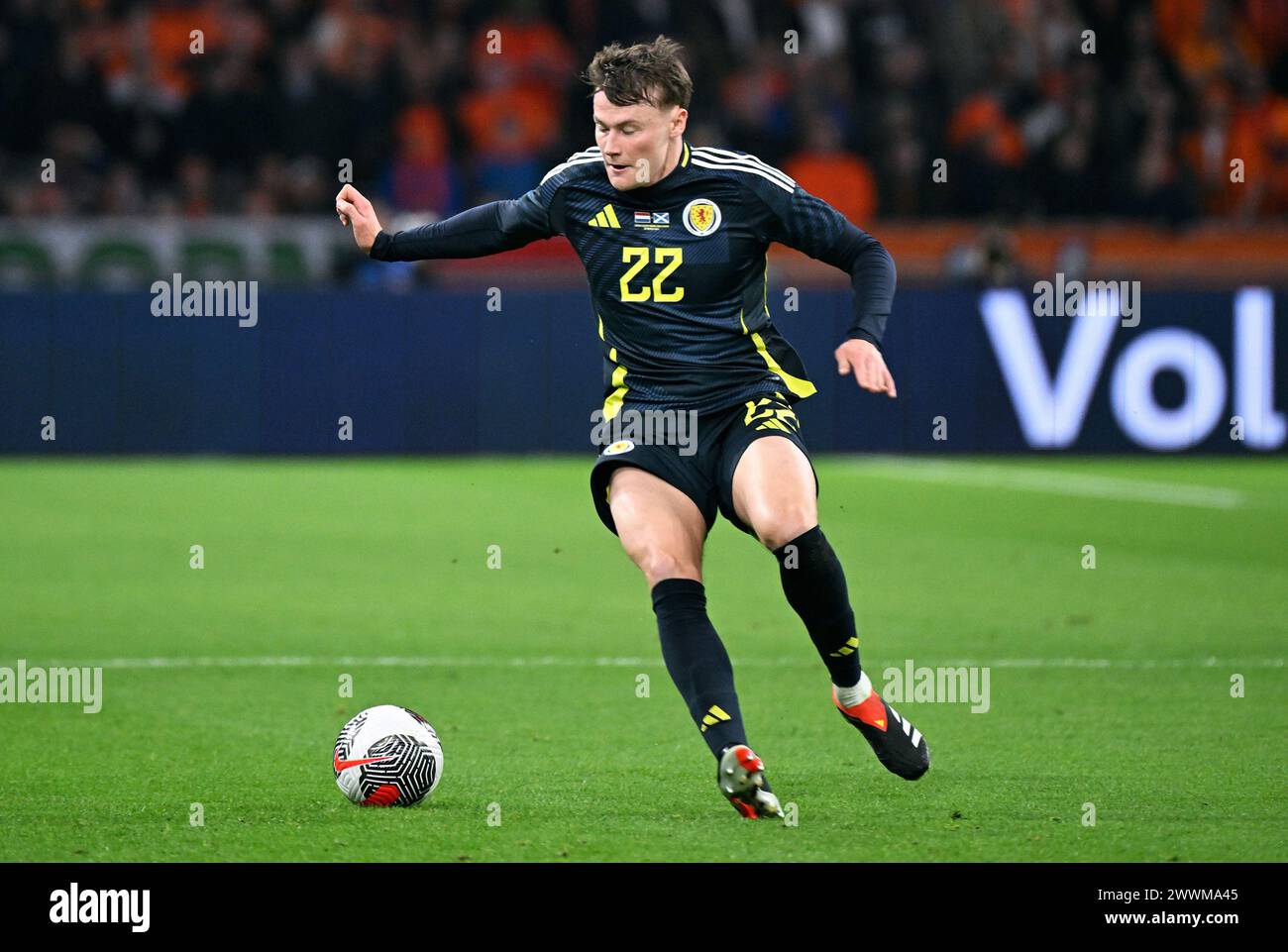 Football, international match, friendly match for Euro 2024, Amsterdam ...