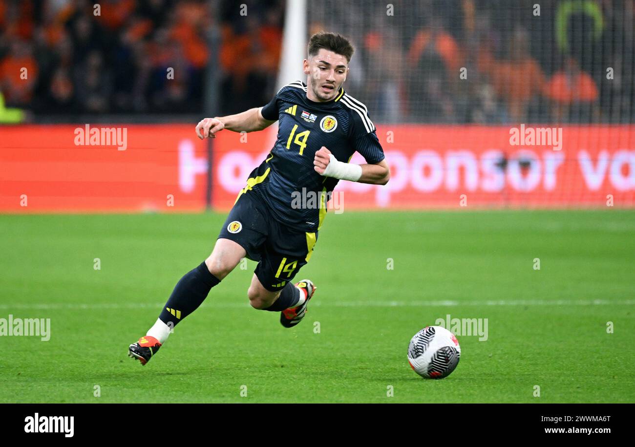 Football, international match, friendly match for Euro 2024, Amsterdam ...