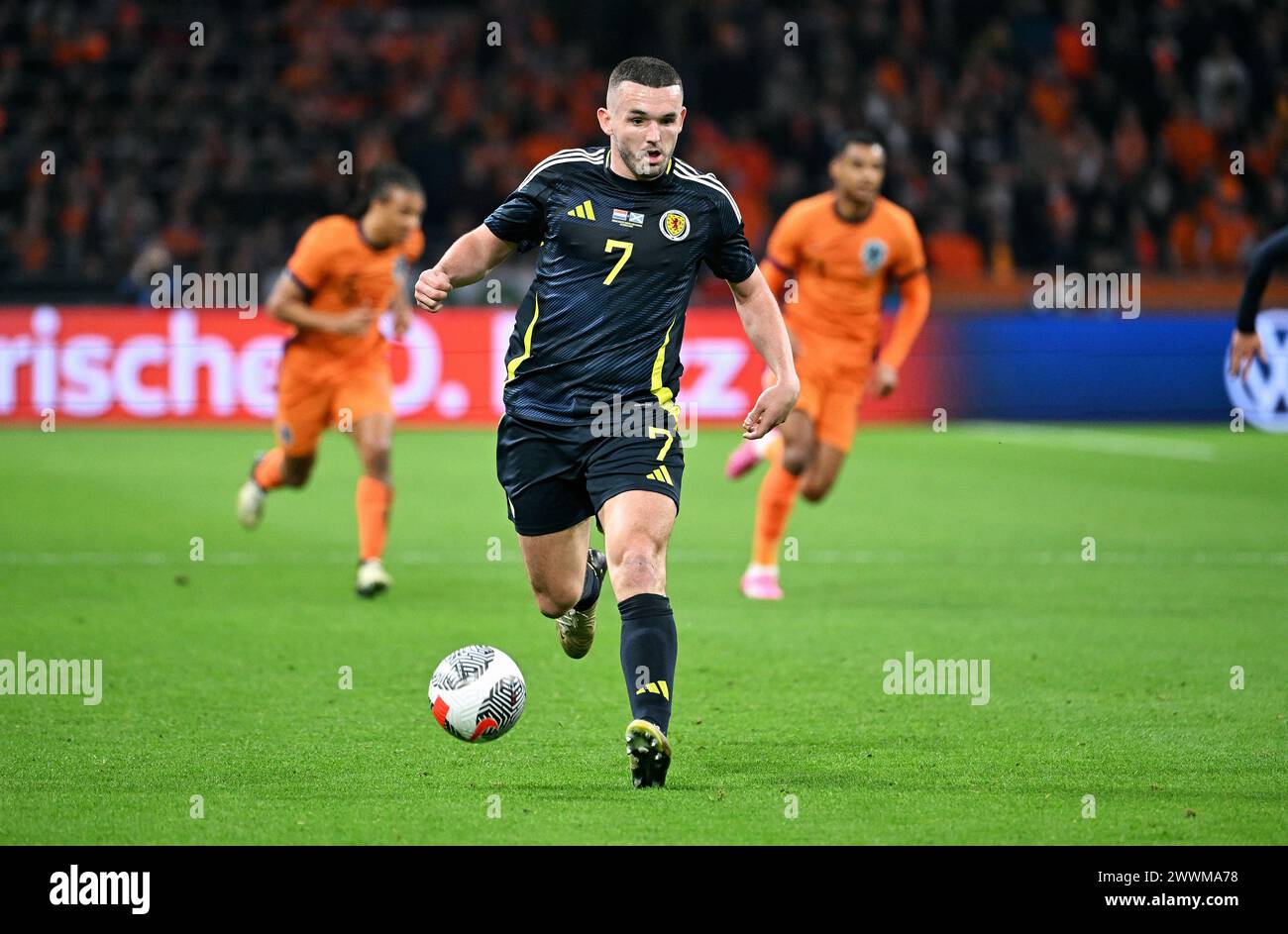 Football, international match, friendly match for Euro 2024, Amsterdam ...