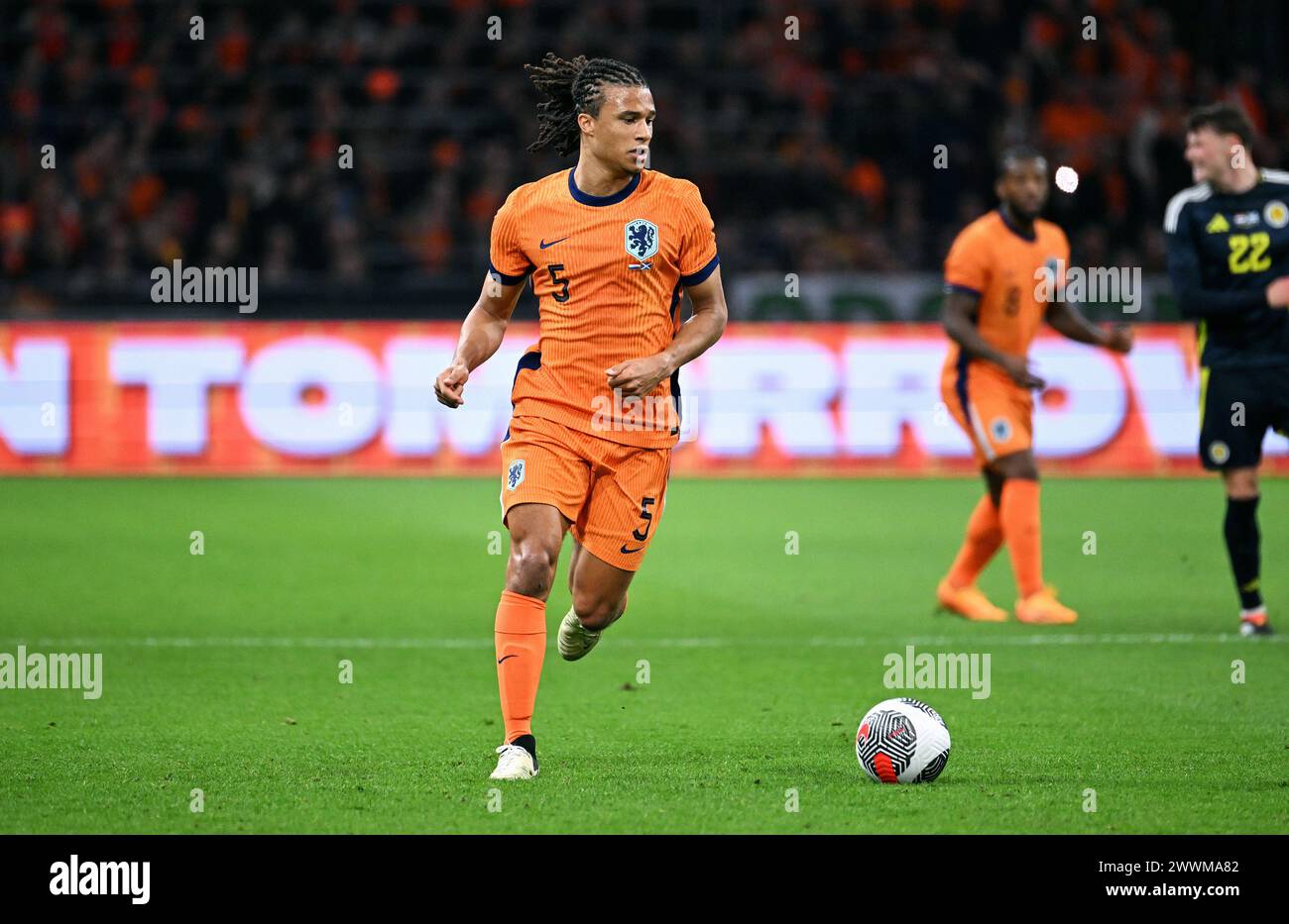 Football, international match, friendly match for Euro 2024, Amsterdam ...