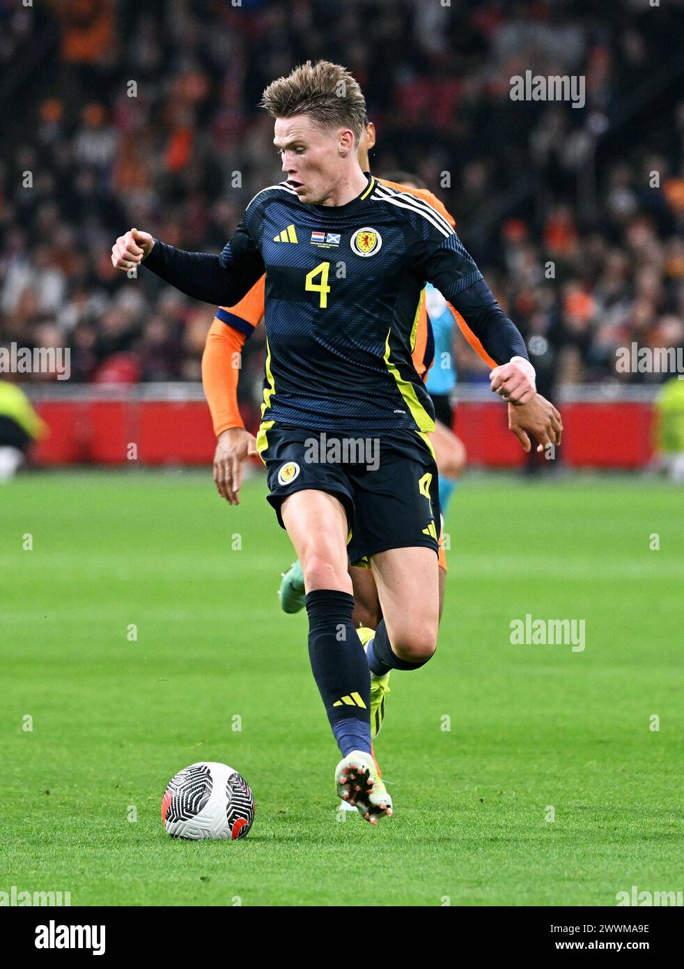 Football, international match, friendly match for Euro 2024, Amsterdam ...